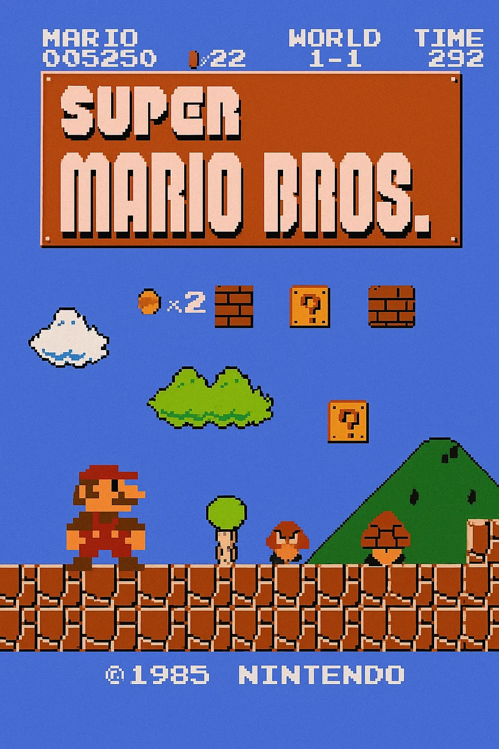 Super Mario Bros (1985) เกมในตำนานที่เปลี่ยนโลก - allbione.com